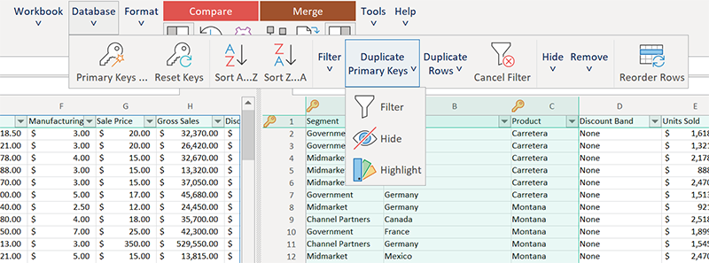 xlCompare - Compare and Merge Excel Workbooks